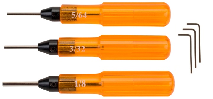 Hex Key Hi-Lok Driver 3 Piece Set