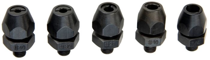 Threaded Collet Numbered 5 Piece Set