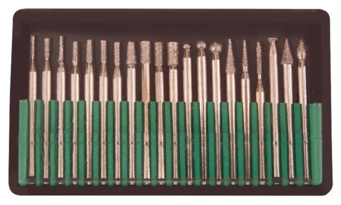 Diamond Rotary File 1/8" 20 Piece Set