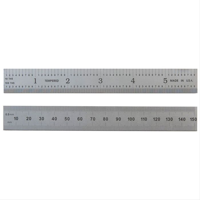 6" Rigid D/M (10ths, 100ths & mm 0.5mm) Cosmetic Imperfection Scale ...