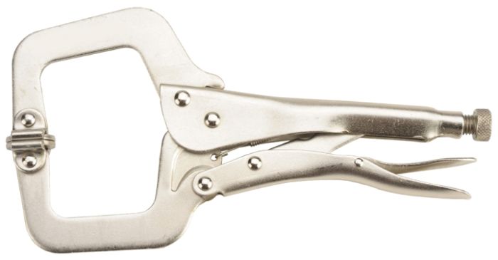 Locking Clamp with Swivel Pads 11"