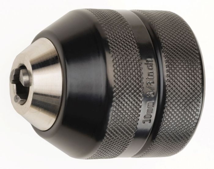 Precision 1/4" Steel Keyless Chuck 3/8-24 Thread