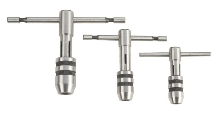 Tap Wrench 3 piece Set Solid Jaw
