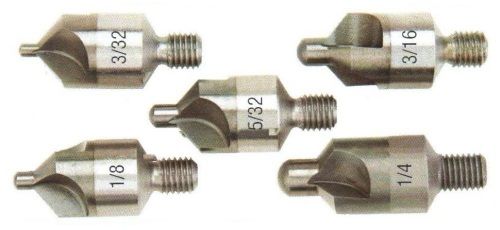 Solid Carbide Countersink 5 Piece Set Fractions