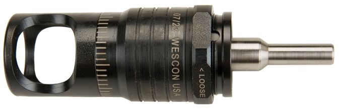 Wescon Microstop 596-S 1/4" Shank 3/4" Capacity