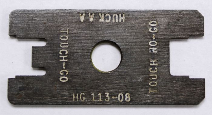 Huck HG113-08 Touch Go-No-Go Gage Used