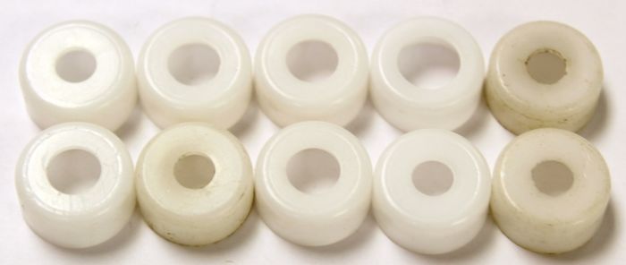 Cylindrical Cleco Cap Plastic Assorted Sizes 10 Pack Used