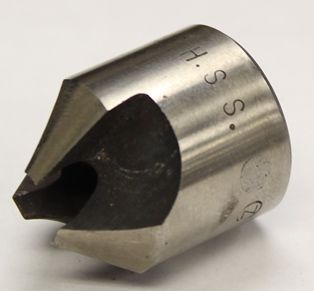 Reverse Countersink 5/16" Pilot x 7/8" Diameter x 82° 3 Flute Surplus New