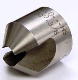Reverse Countersink 3/8" Pilot x 1" Diameter x 90° 2 Flute Surplus New