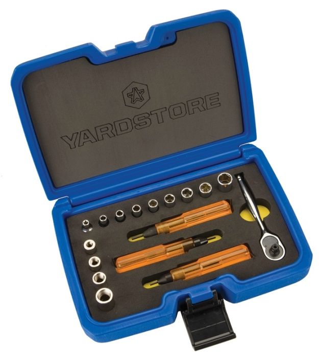 17 Piece Hi-Lok Kit Hand Ratchet & Sockets