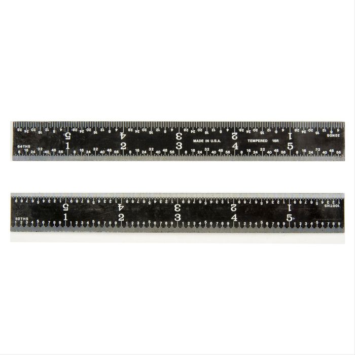 12" Rigid 16R 32nds, 64ths & 50ths, 100ths Cosmetic Imperfection Scale ...