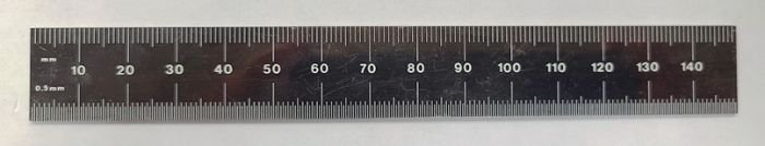 6" Rigid Scale 0.5MM/MM & 0.5MM/MM