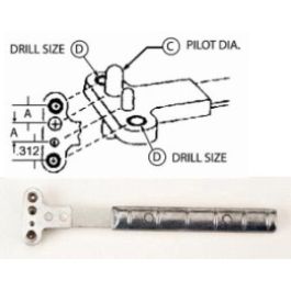 Nut Plate Jig #6, 1 LUG 518G